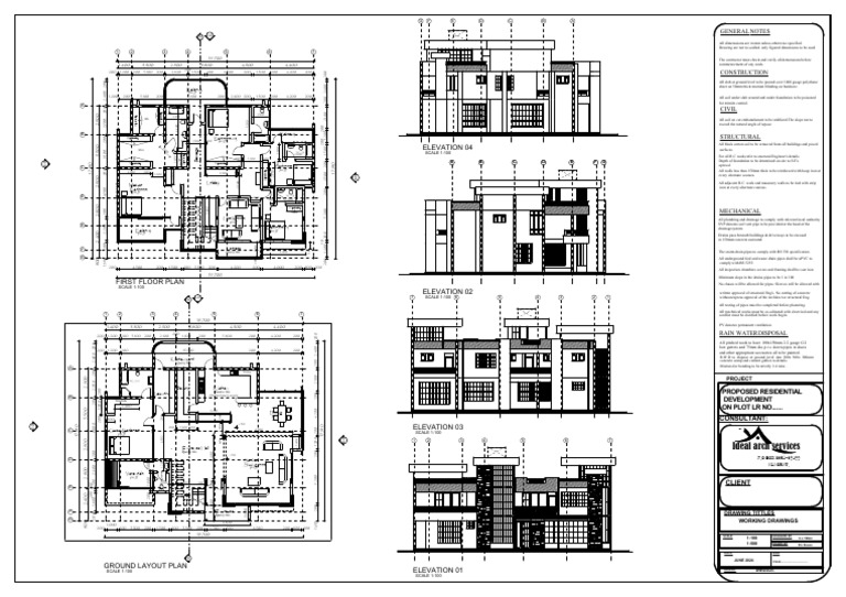 Tenai Mansionate Revised | PDF | Drainage | Pipe (Fluid Conveyance)