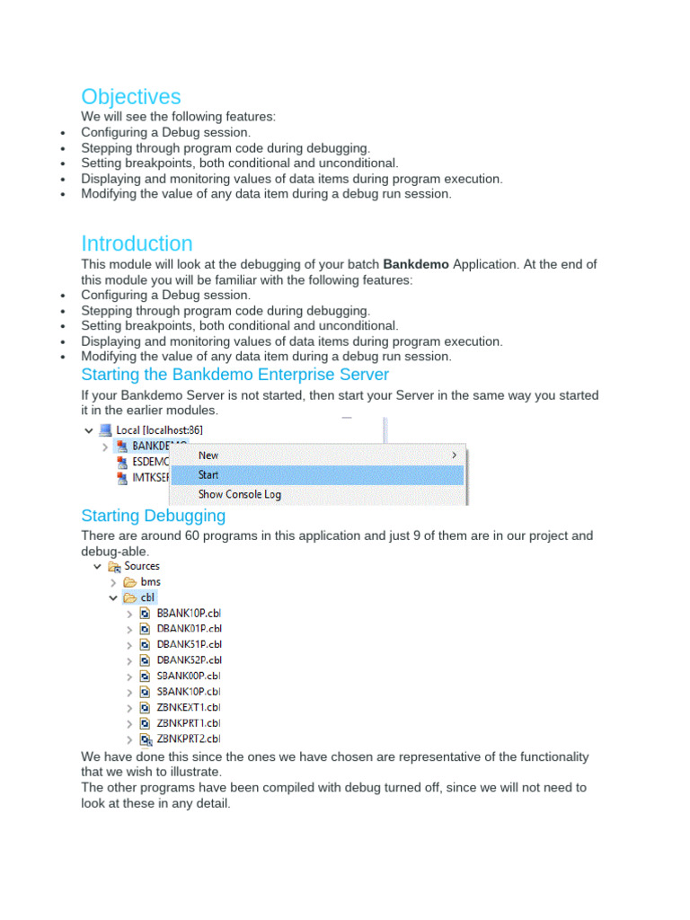 How To Debug A Cobol Program | PDF