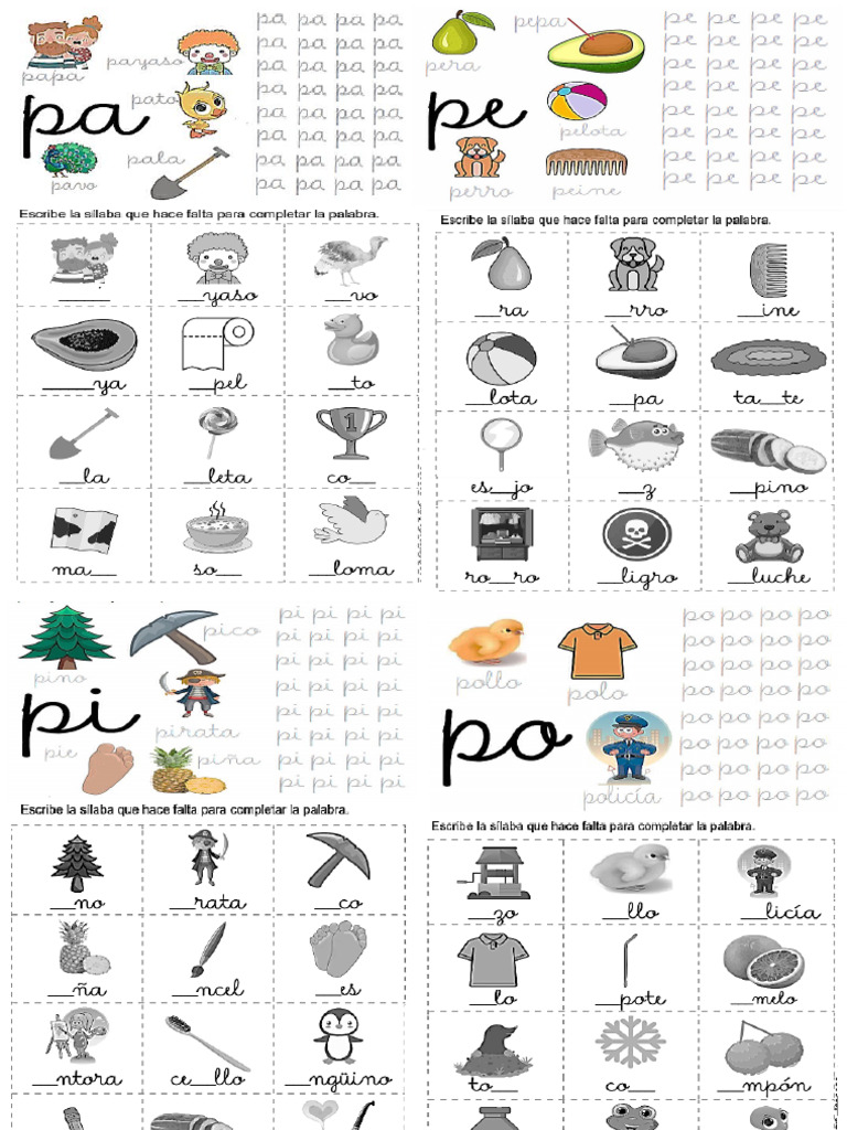 13-08-24 FICHA Comunicacion_Seguimos conociendo la letra P | PDF