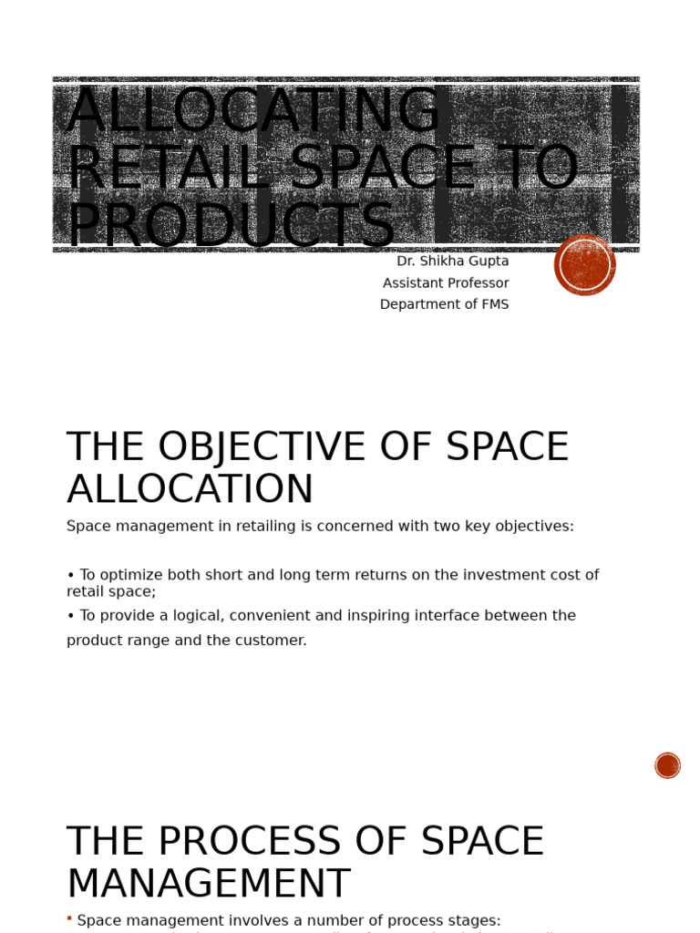 Retail Space Allocation Strategies | PDF | Retail | Sales