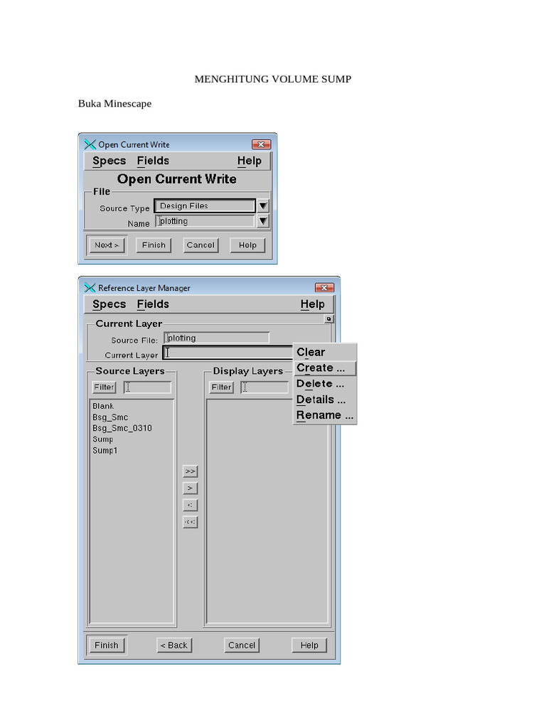 Menghitung Volume Sump | PDF