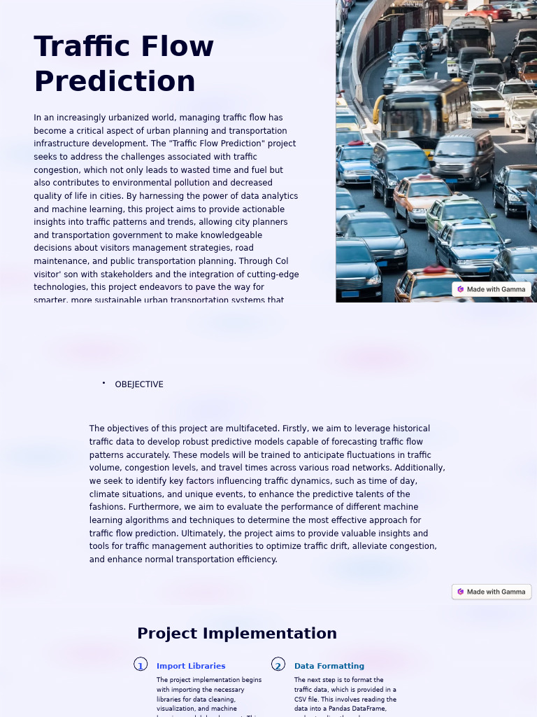 Traffic Flow Prediction | PDF