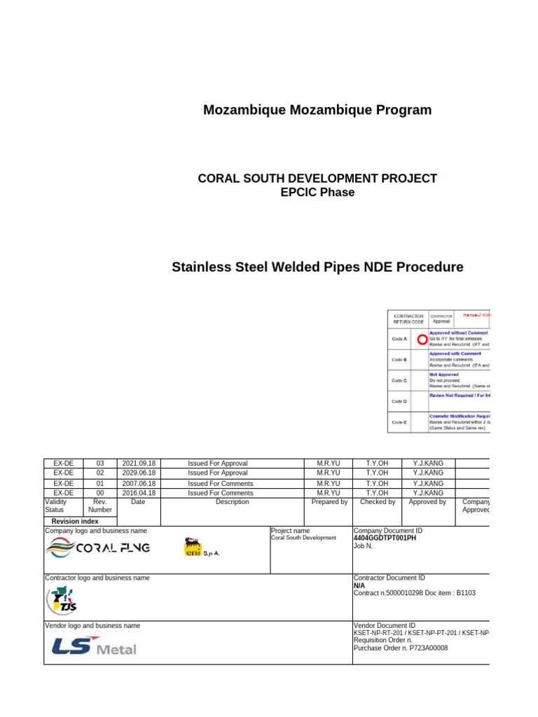 4404GGDTPT001PH - Exde03 - 55 - Nde Procedure | PDF