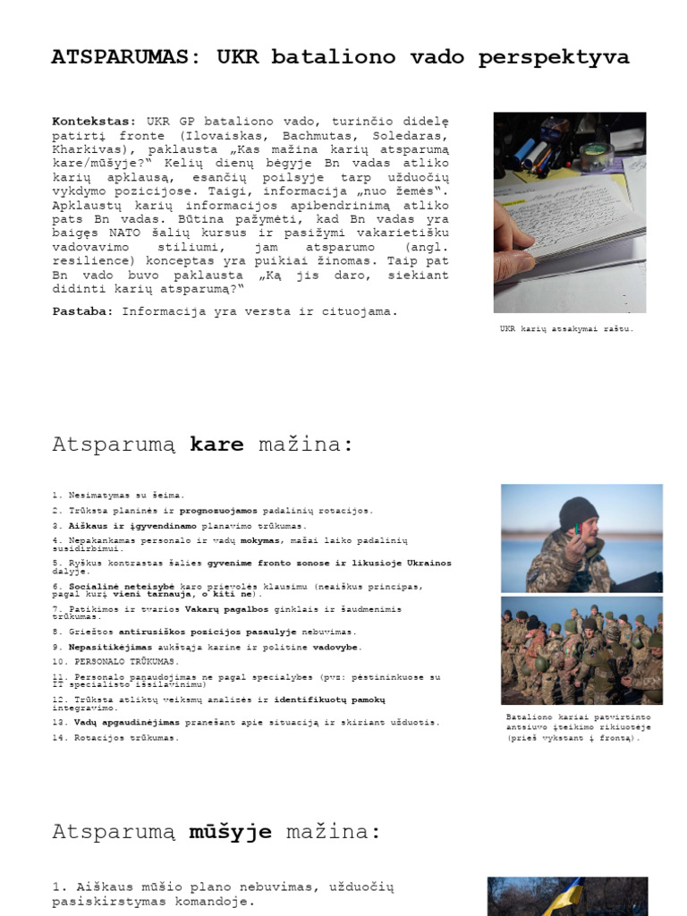 Atsparumas UKR | PDF