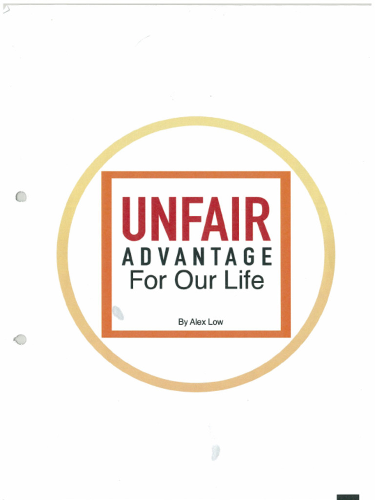 Unfair Advantage | PDF
