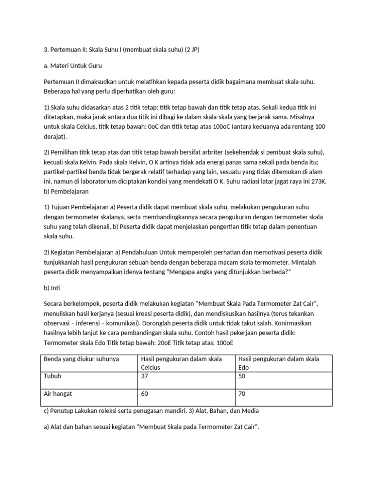 Skala Suhu 1 | PDF