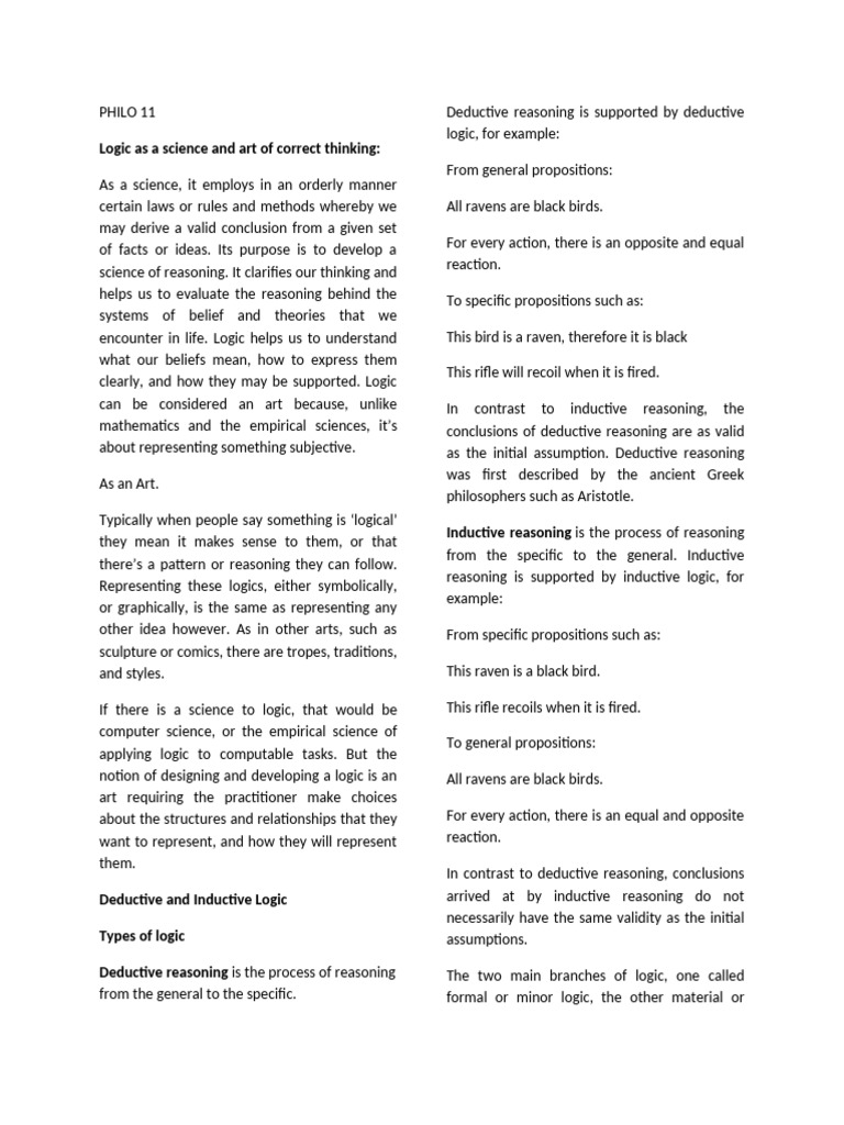 Logic Reviewer | PDF Logic Reviewer | PDF
