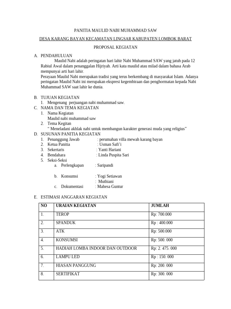 Villa Mewah Proposal | PDF