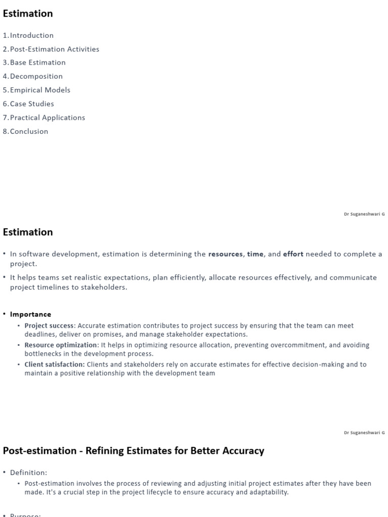 2 Module Estimation | PDF