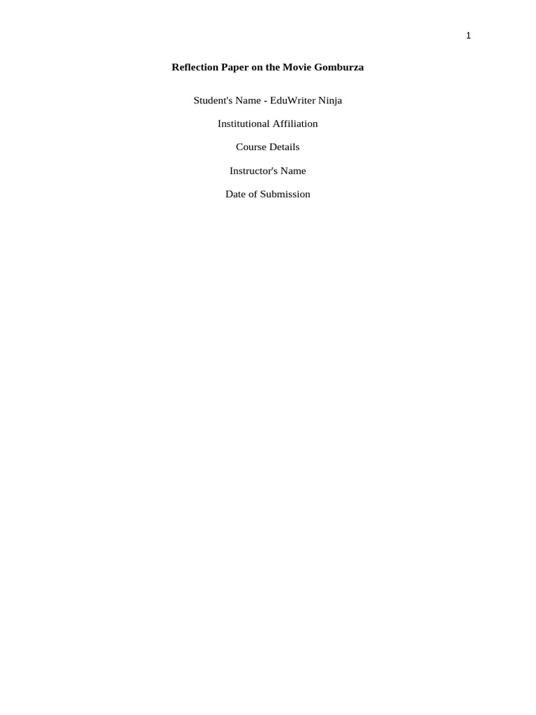 Reflection Paper on the Movie Gomburza | PDF