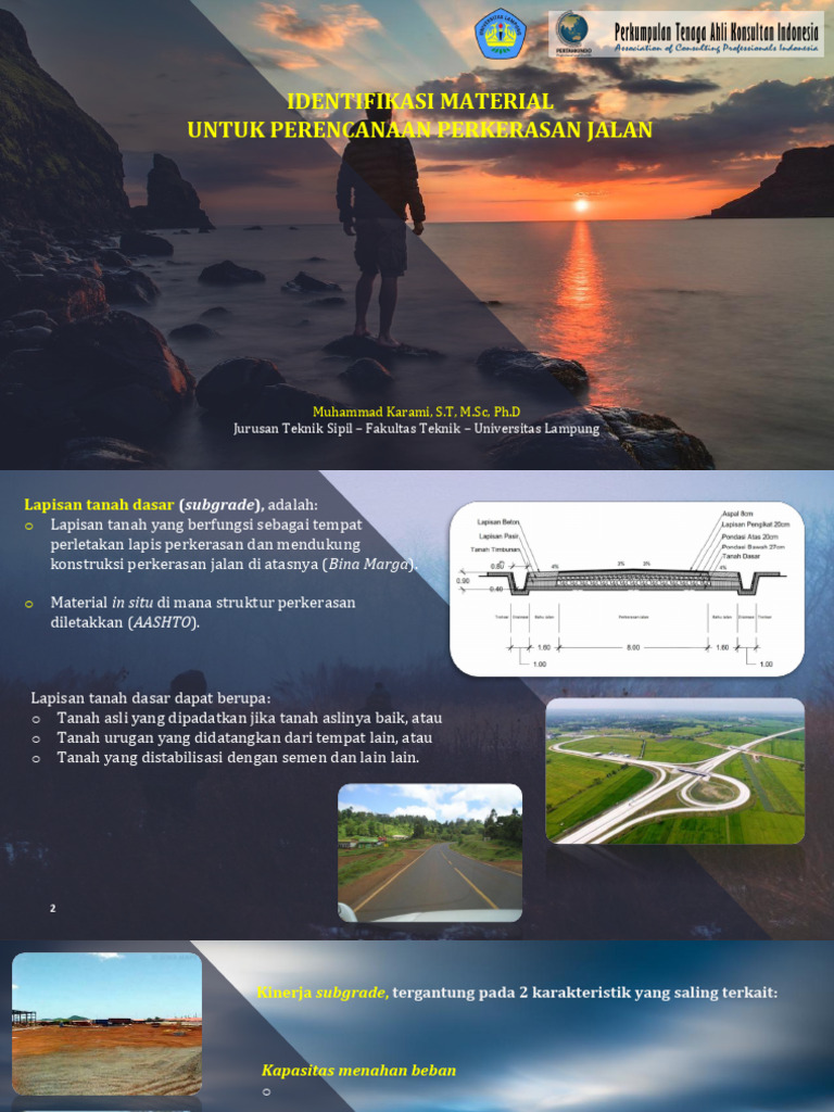 MKarami - Identifikasi Material Jalan | PDF
