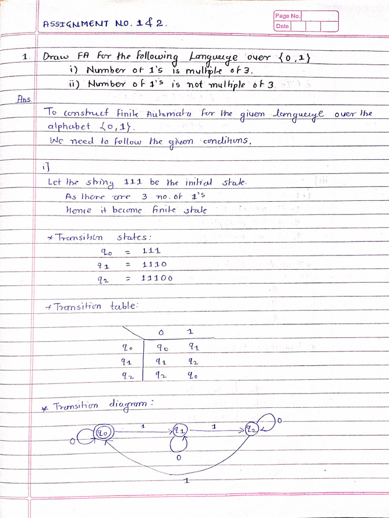 TOC 2022,23 Pyq Solution | PDF