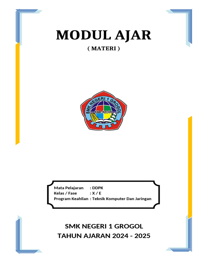 Format Modul Ajar 4 | PDF