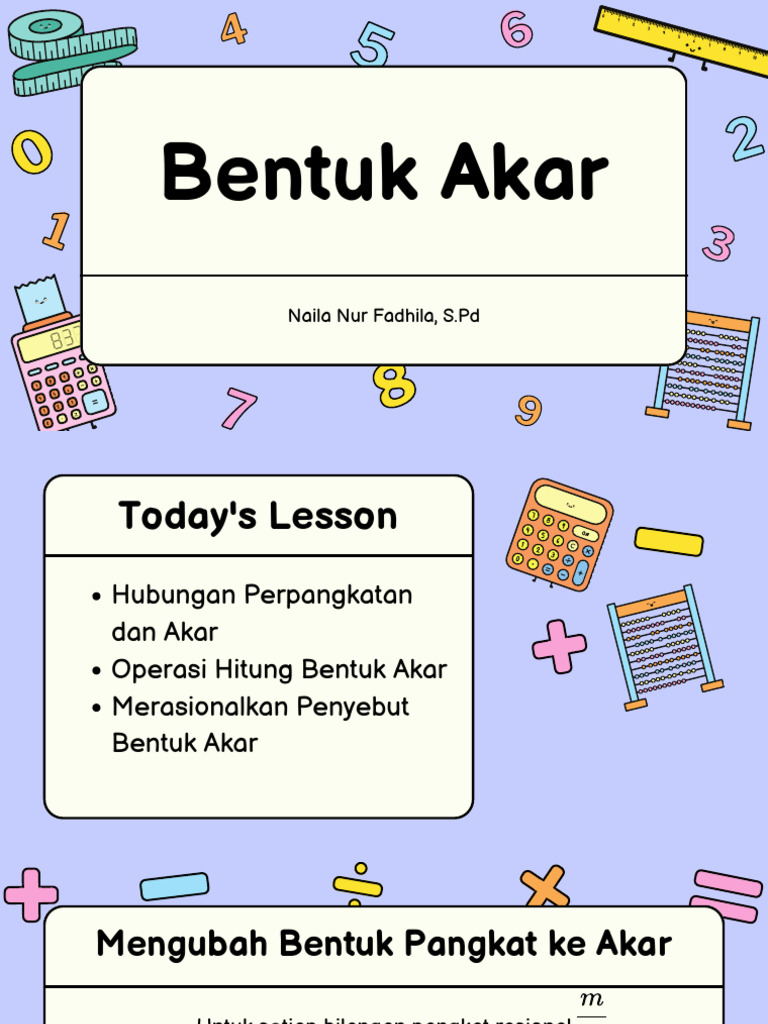 PDF Bentuk Akar | PDF