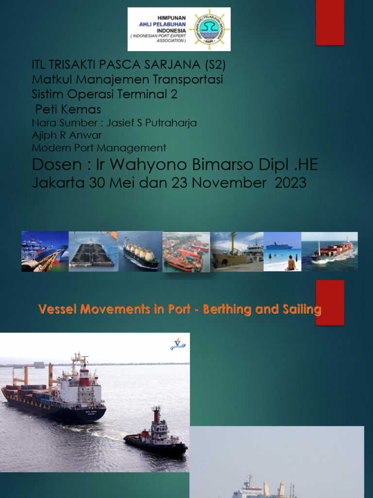 2023.mei 30 S2 - Perencanaan - Terminal Container | PDF