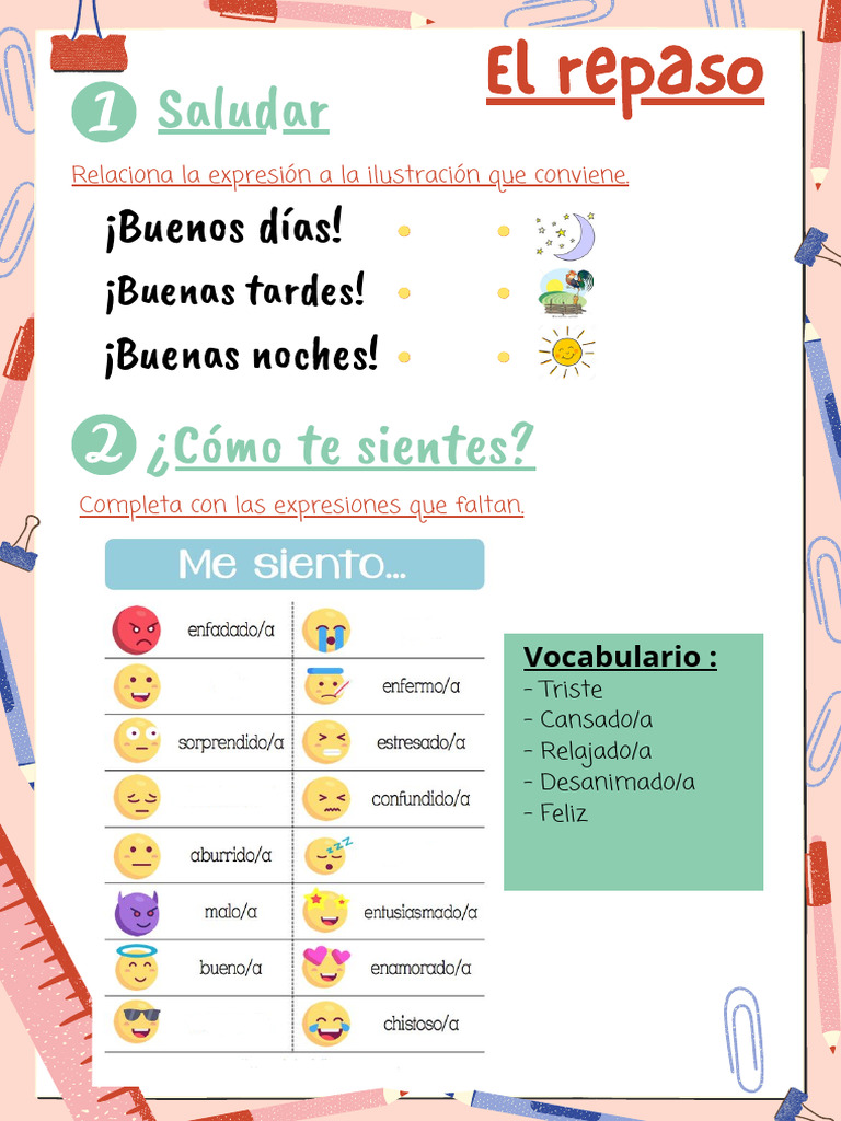 Actividades Repaso | PDF