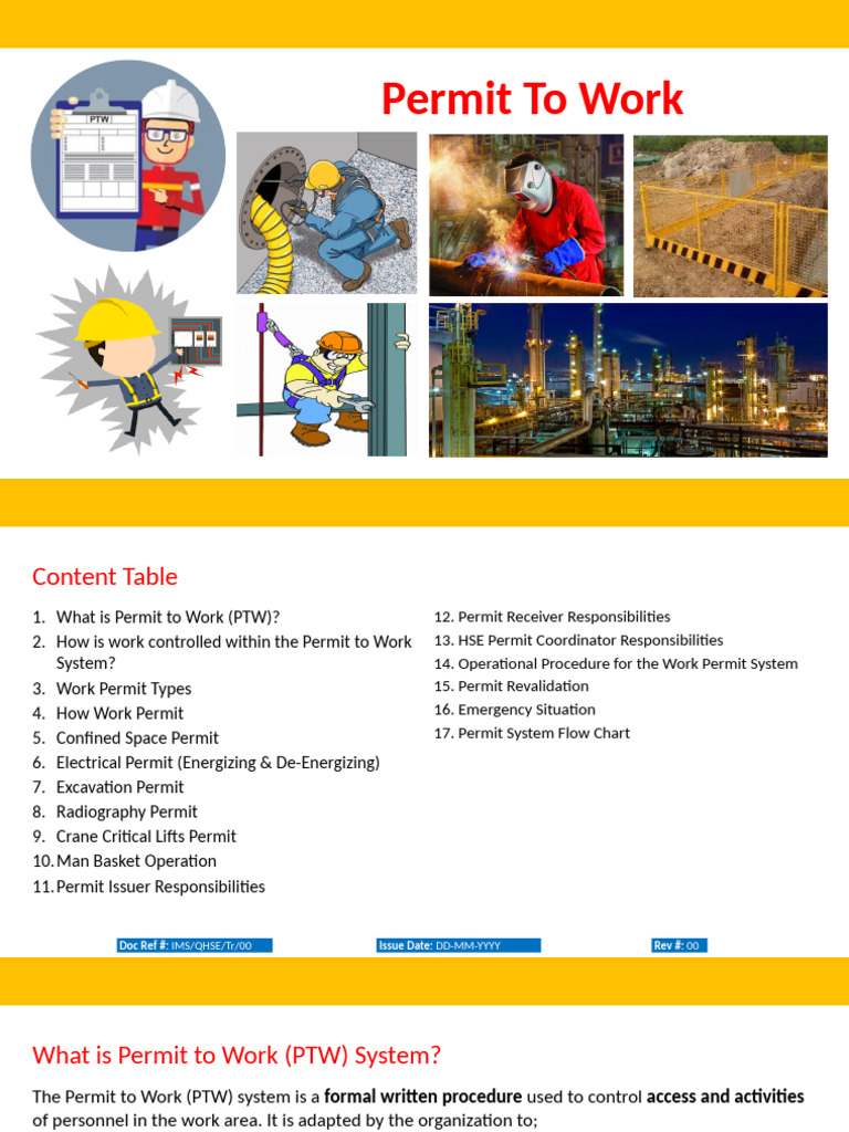 Permit To Work | PDF