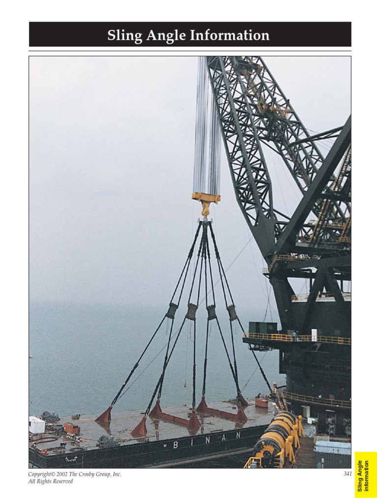 M13 Sling Angle Information | PDF