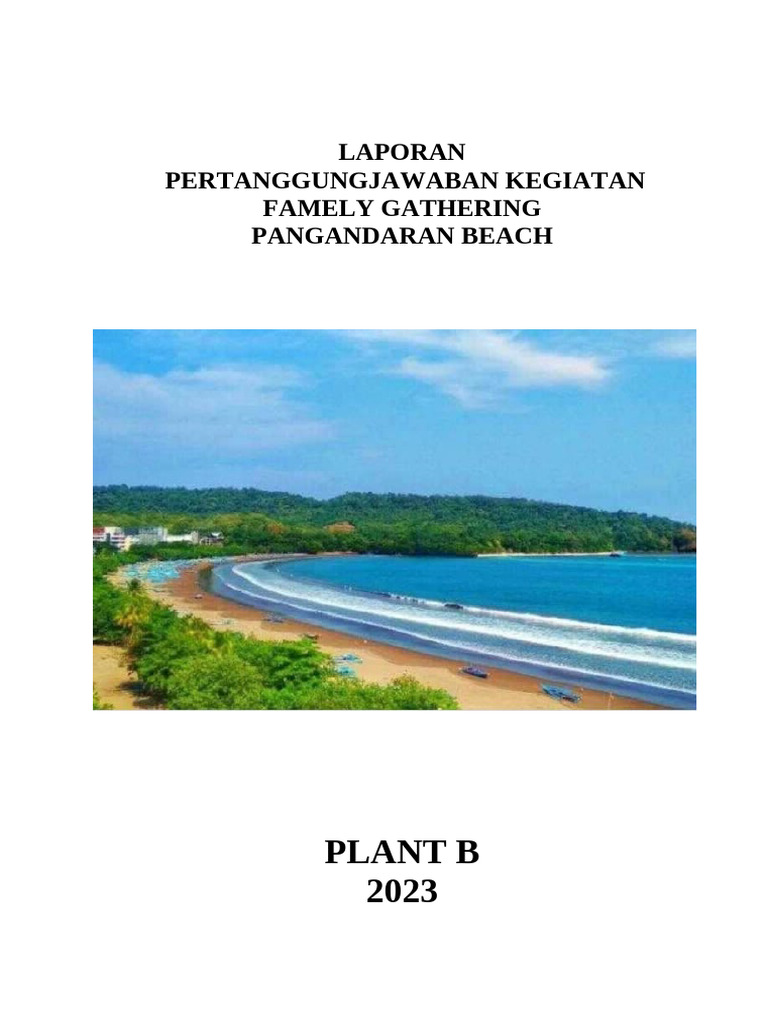Laporan Kegiatan Family Gathering 2023 | PDF
