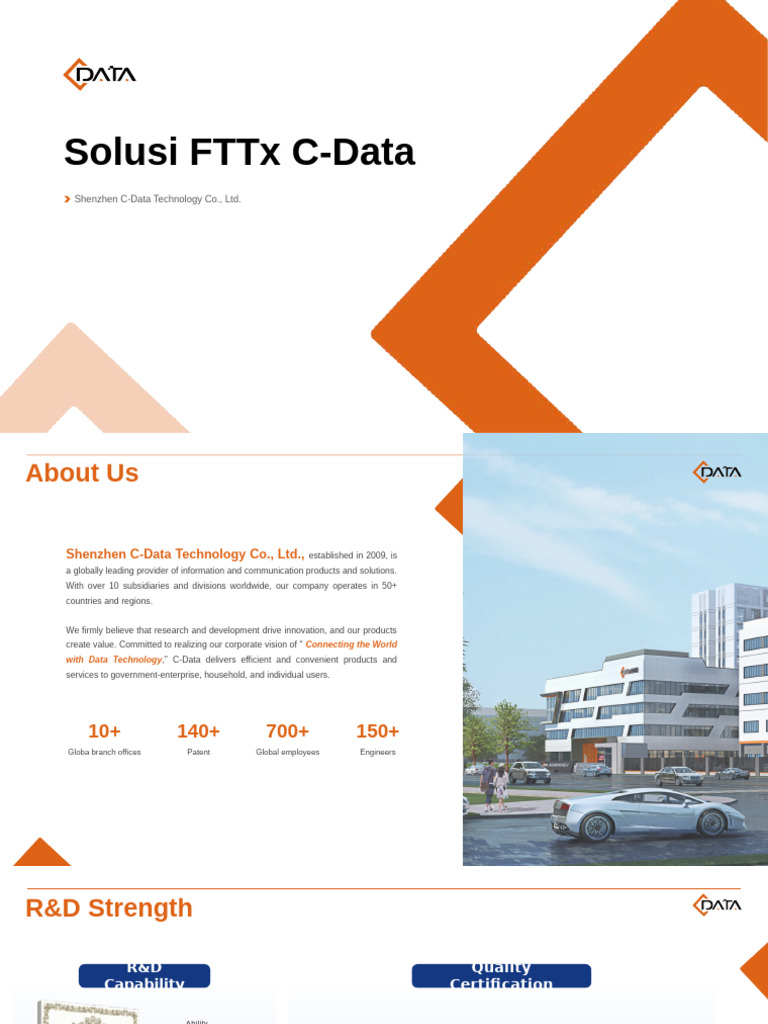 C-Data FTTX Solution Main Slides - JUNE 2024 | PDF