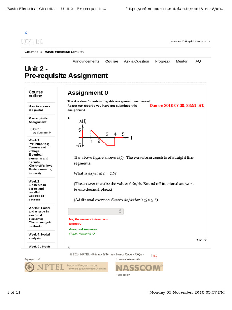 Noc18 Ee18 Assignment1 | PDF