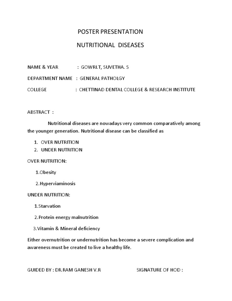 Nutri Poster | PDF | Wellness