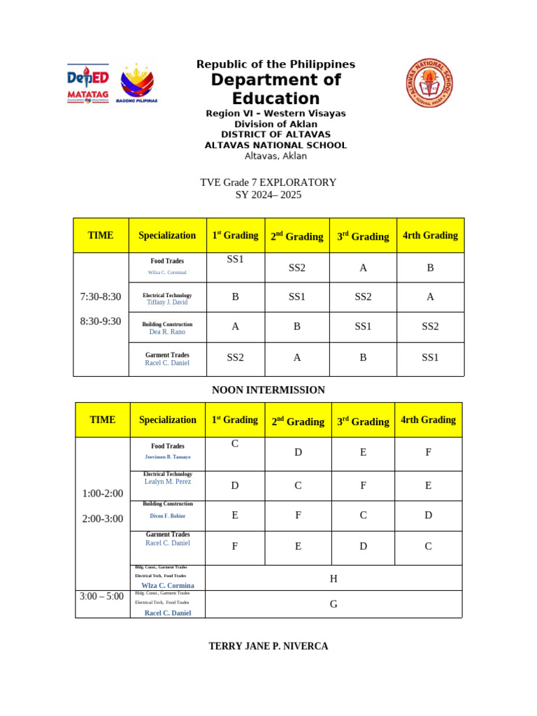 TVE Grade 7 | PDF
