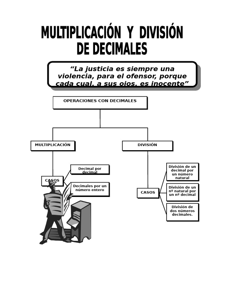Multiplicacion y Division de Decimales | PDF