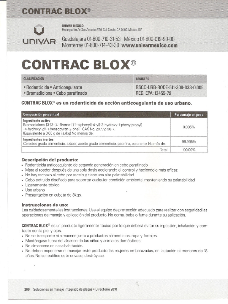 Contrac Blox FT | PDF