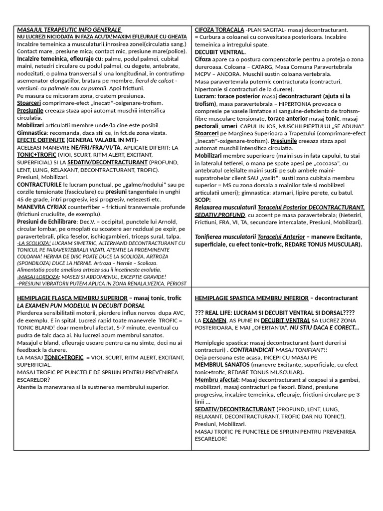 Conspecte Bilete MT | PDF