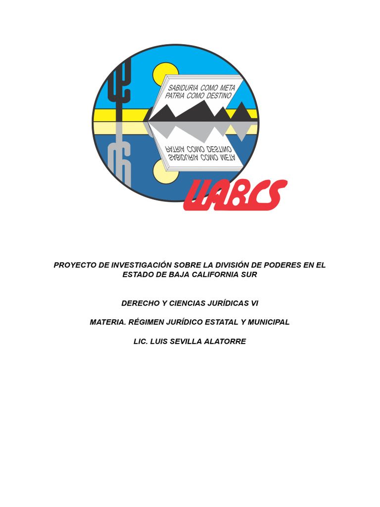 Division de Poderes Bcs. | PDF
