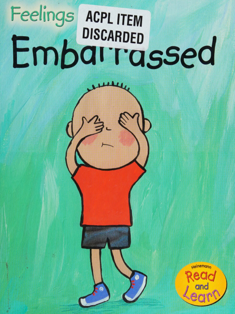 Embarrassed - Medina, Sarah, 1960 - Brooker, Jo, 1957 - Illustrator ...