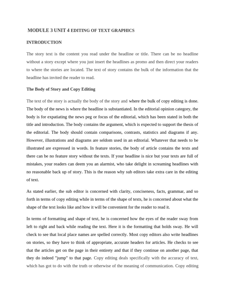 Module 3 Unit 4 | PDF