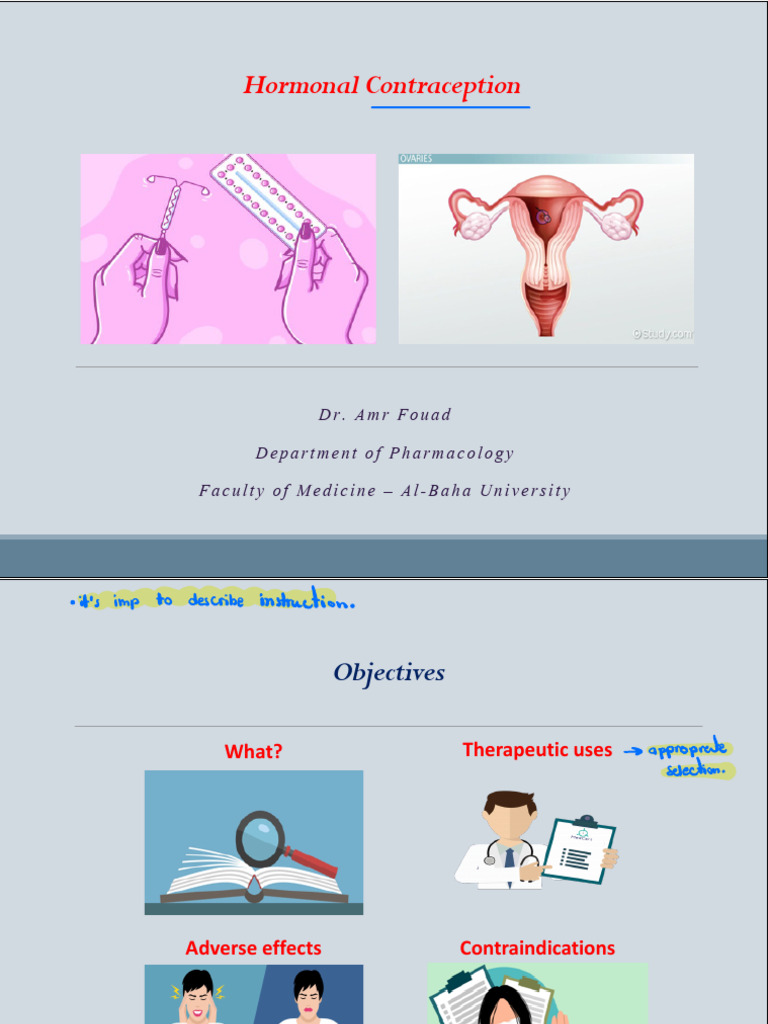 ? L22 - Hormonal Contraception | PDF