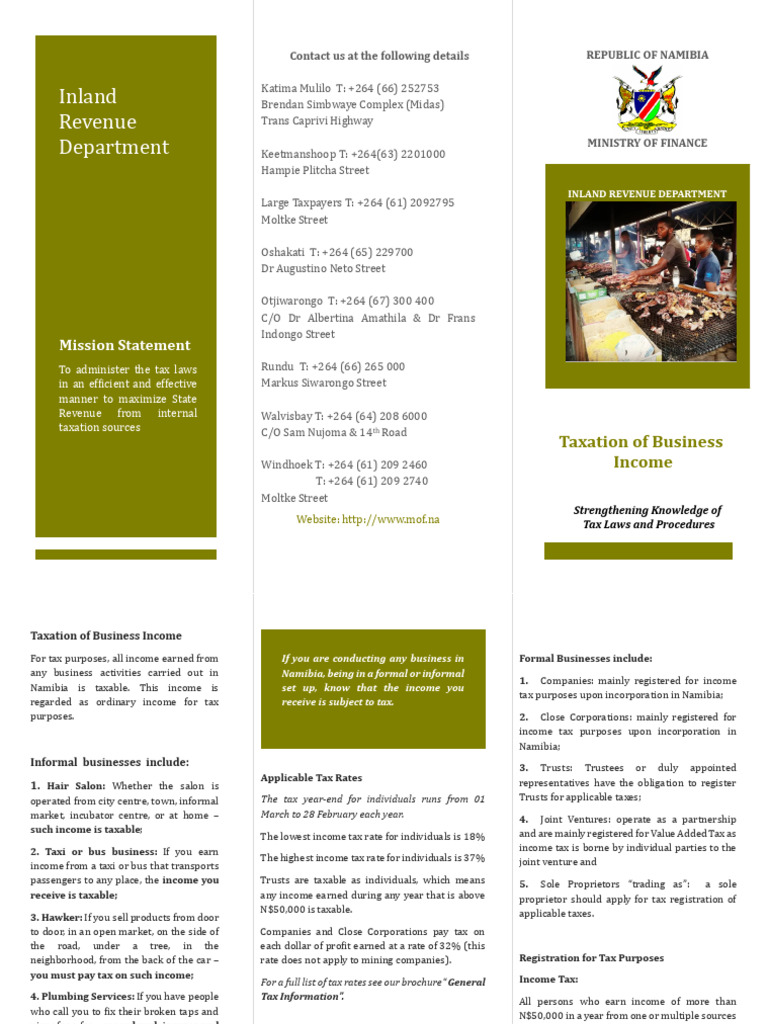 Business Taxation Brochure | PDF
