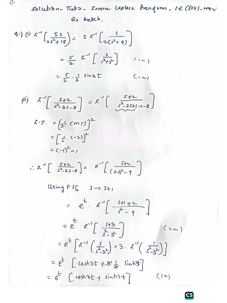 solution tut2.E3 batch (1) | PDF