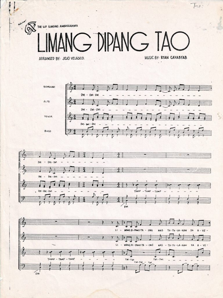 Limang Dipang Tao | PDF