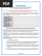 Sub Fee Protection Agreement - Template | PDF | Wire Transfer | Banks