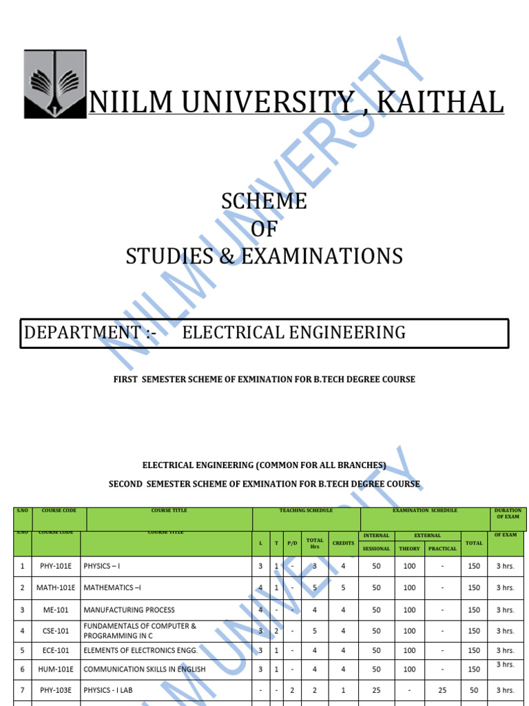 Electrical Scheme | PDF