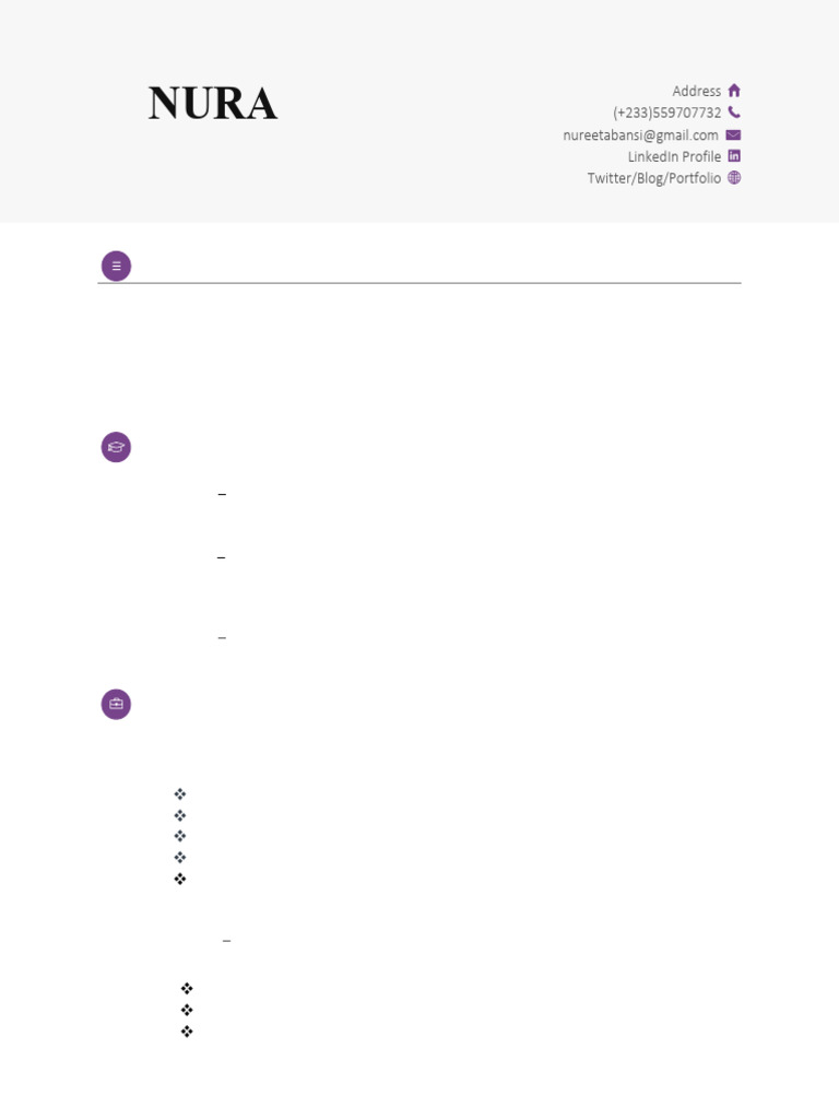 Nura Adam CV | PDF | Business | Art