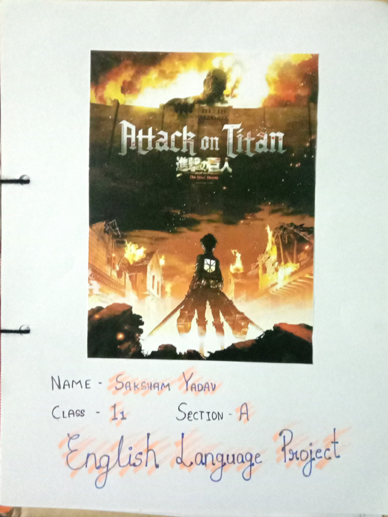 ATTACK ON TITAN REVIEW - Class 11 English Language Project | PDF