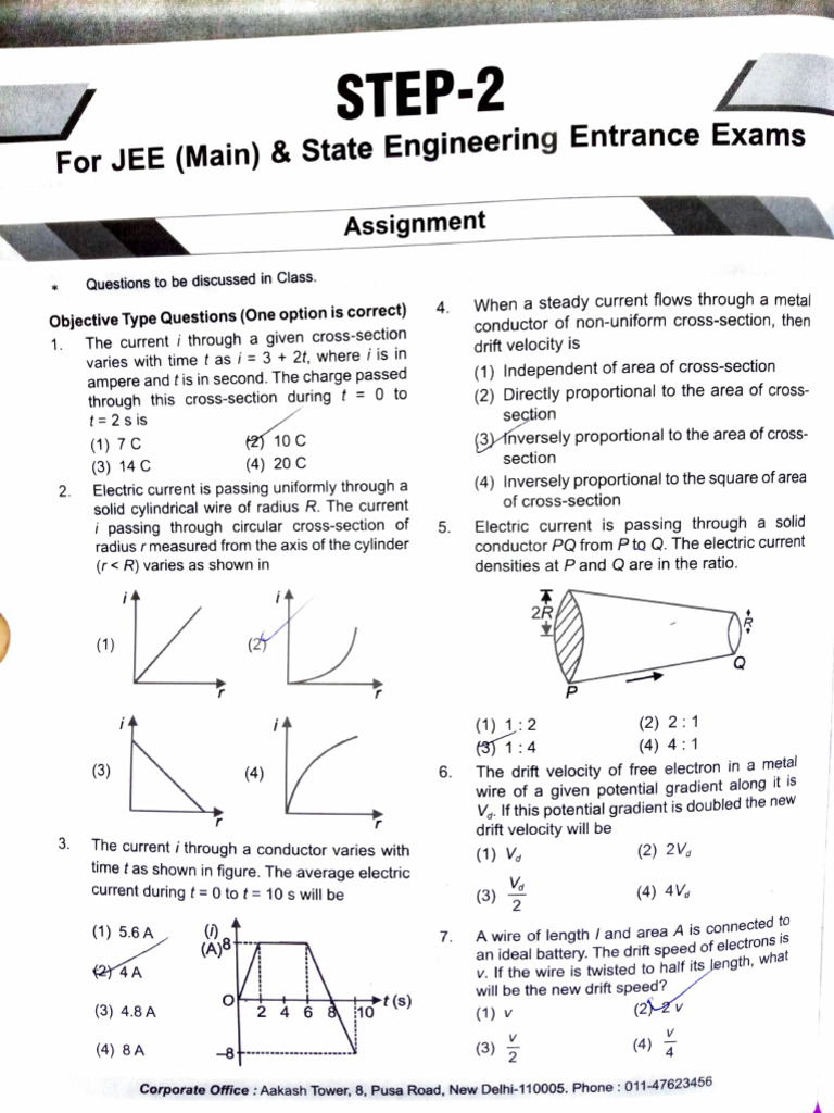 Electric Current STEP 2 - Jun 27, 2024 | PDF