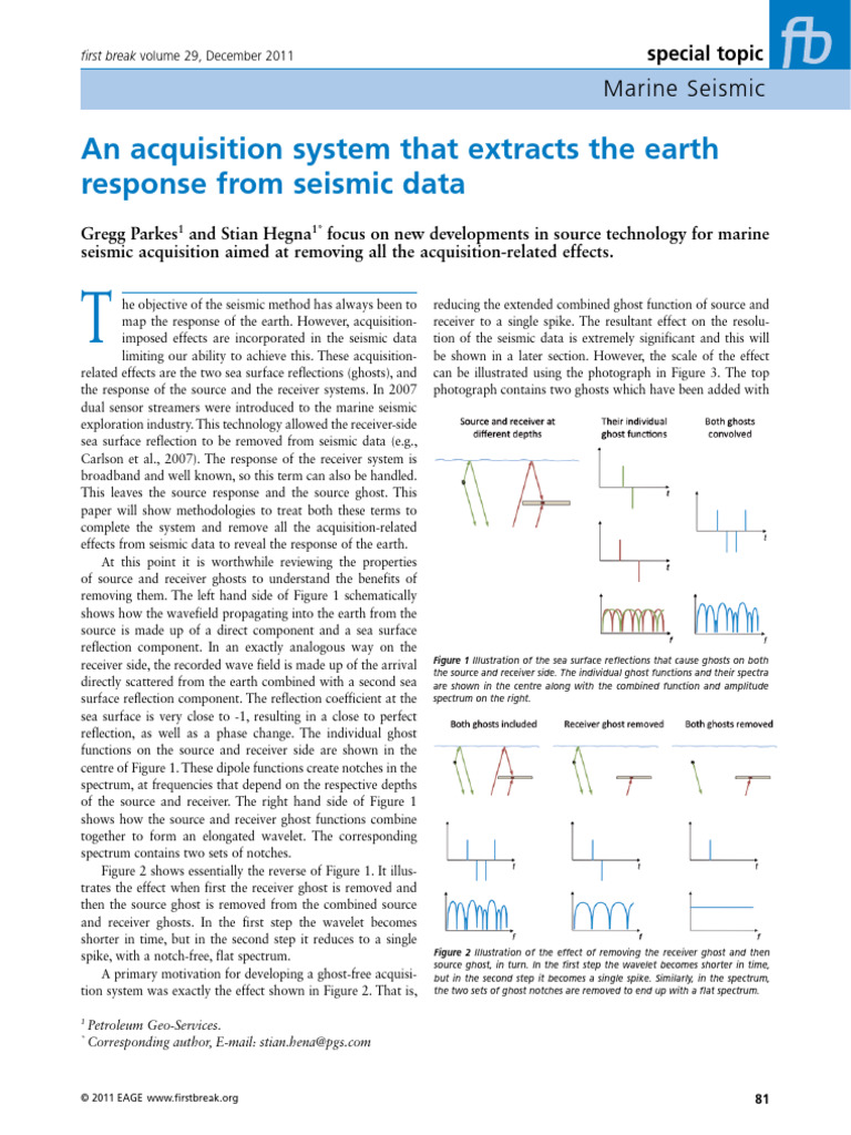 Ghost in Seismic | PDF