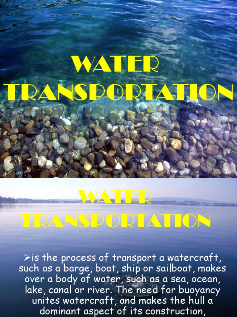 Overview of Water Transportation Types | PDF | Ships | Transport