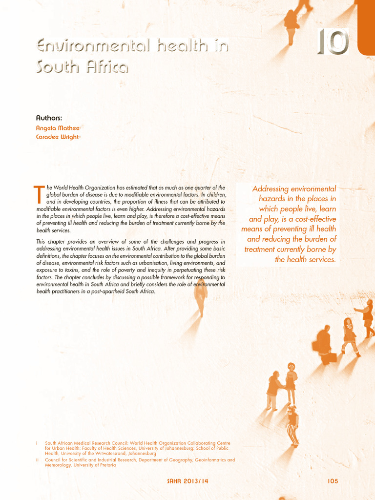 10 Environmental Health in South Africa - SAHR2014 | PDF ...