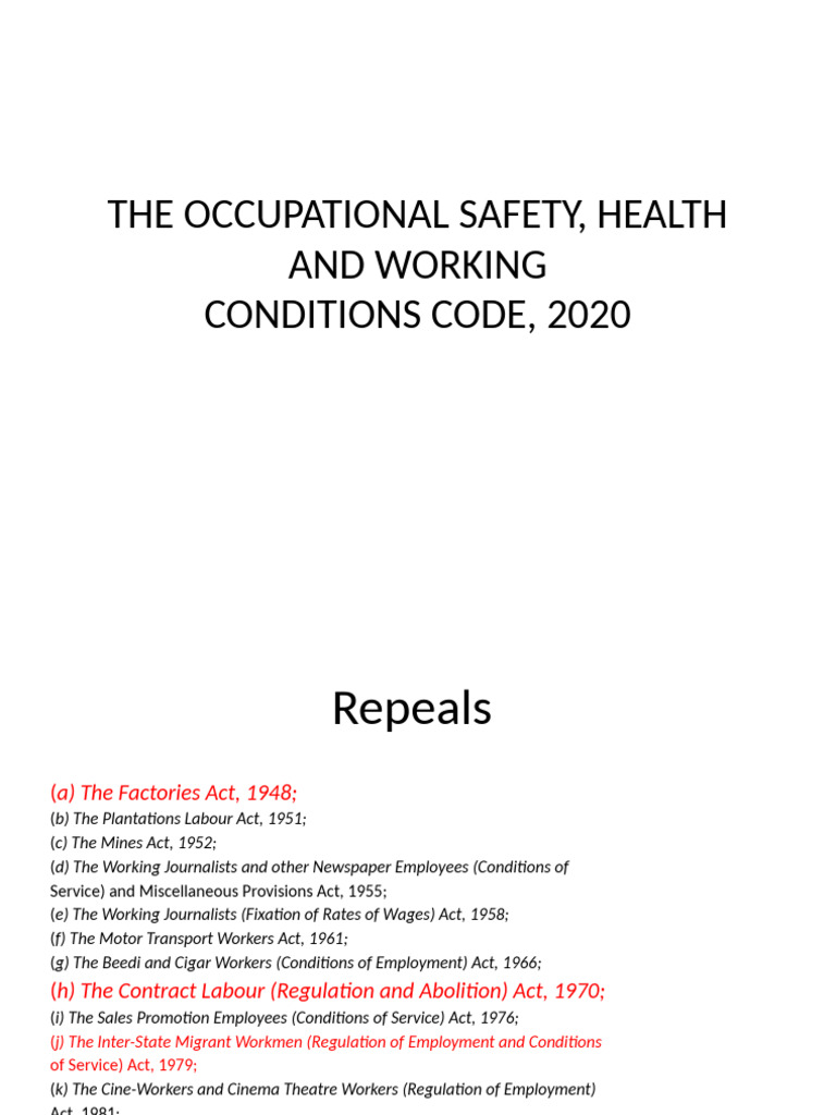 18.0 OSH CODE | PDF