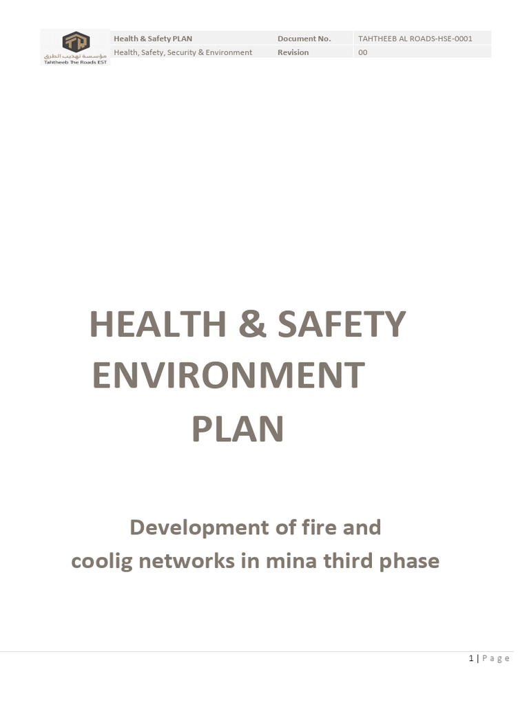 Safety Plan Pdf
