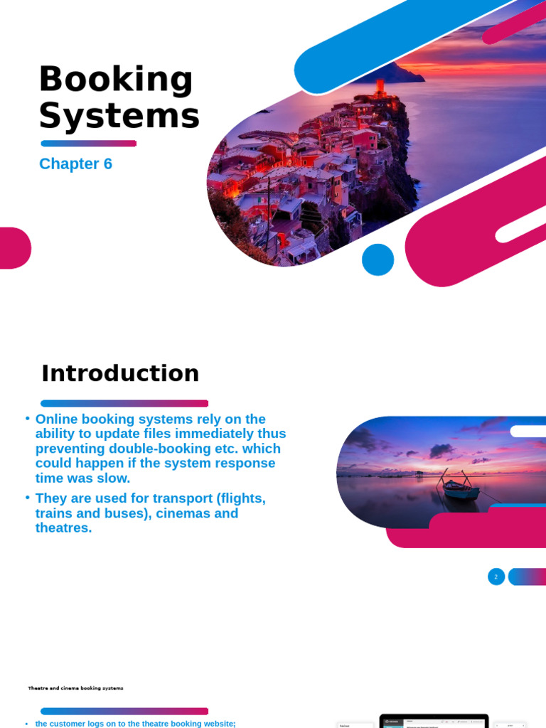 Chapter # 6 ICT Applications- Booking Systems | PDF