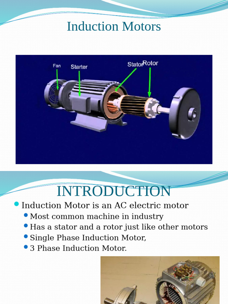 ELTA - Lecture 12 - Induction Motors | PDF | Electric Motor | Electric Generator