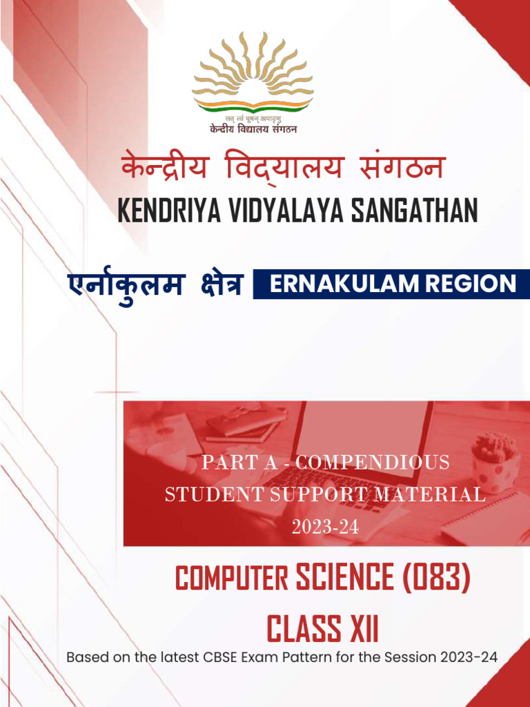 CS-Part A KV School 12th Worksheet | PDF